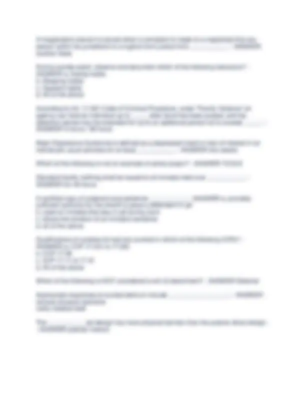 Basic County Corrections Modules 1- 12 Test Exam Questions And Correct ...