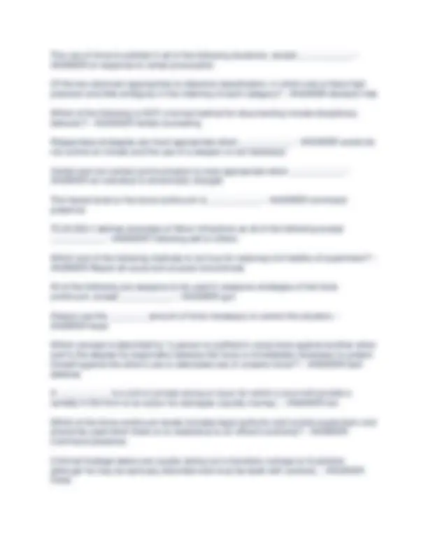 Basic County Corrections Modules 1- 12 Test Exam Questions And Correct ...