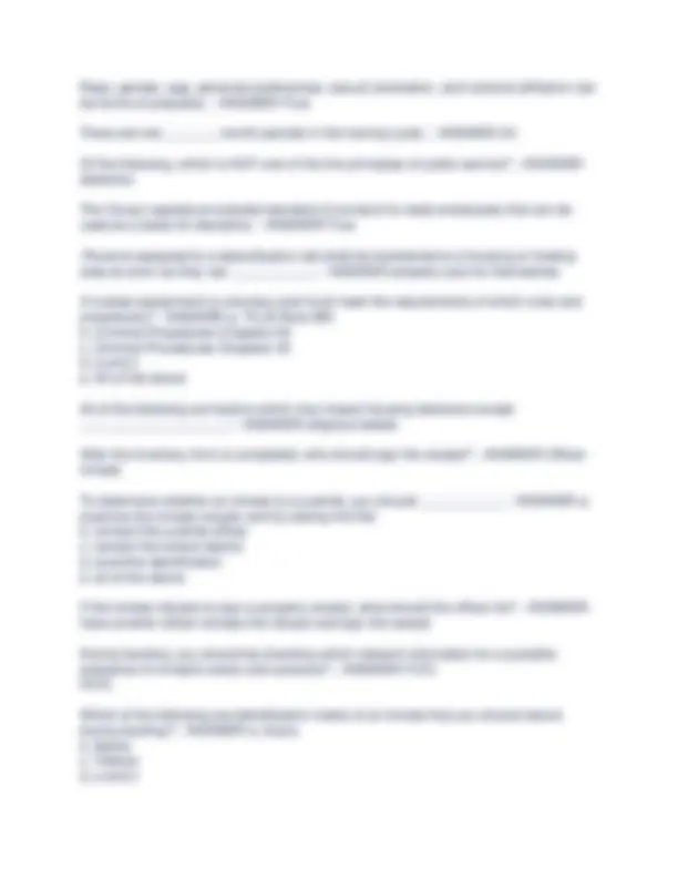 Basic County Corrections Modules 1- 12 Test Exam Questions And Correct ...