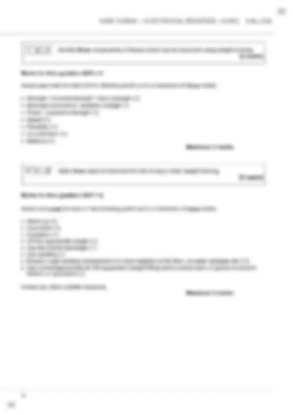 Actual 2024 AQA GCSE PHYSICAL EDUCATION 8582/1 Paper 1 Merged Question ...