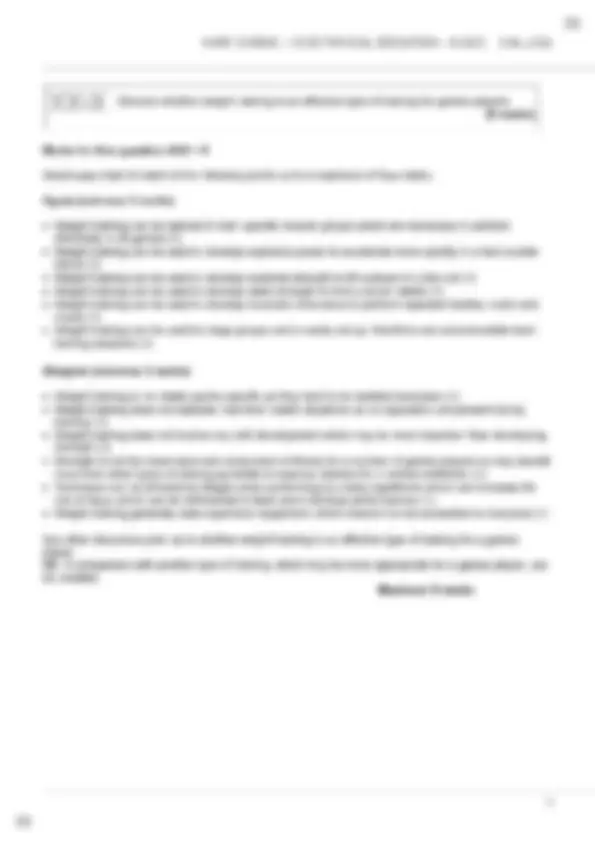 Actual 2024 AQA GCSE PHYSICAL EDUCATION 8582/1 Paper 1 Merged Question ...