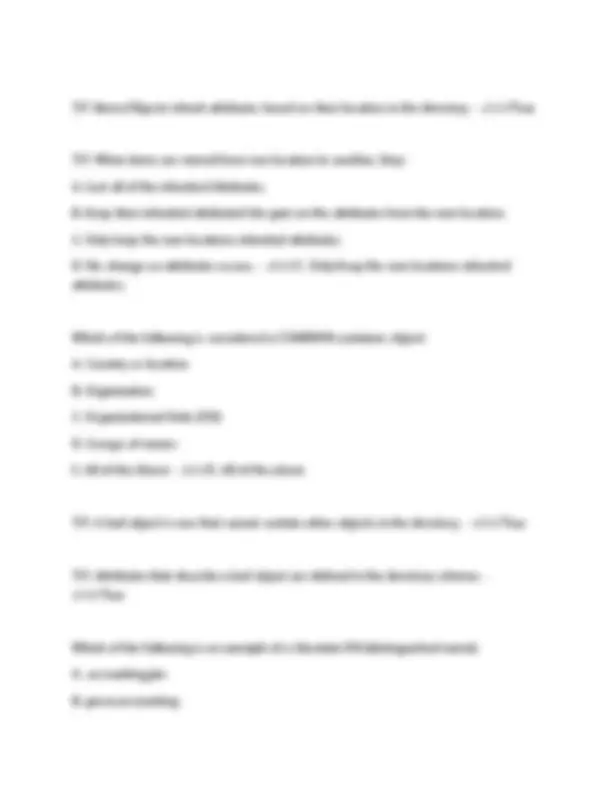 CNIT 242 Exam 1 Practice Questions & Answers Latest Update Rated A+ ...