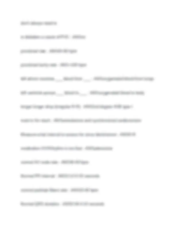 Cardiac Dysrhythmia Competency Test 2025-2026. Questions & Correct ...