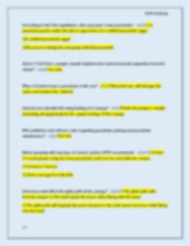 USPA Skydiving a License Exam Study Guide (Explore 40 Questions) With ...