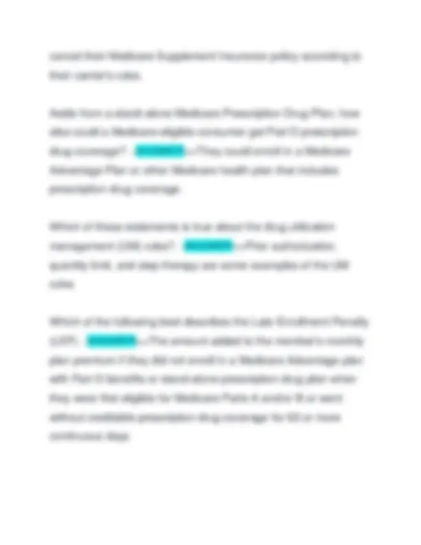 UHC Medicare Basics Test 2024-2025 Questions and Correct Answers ...