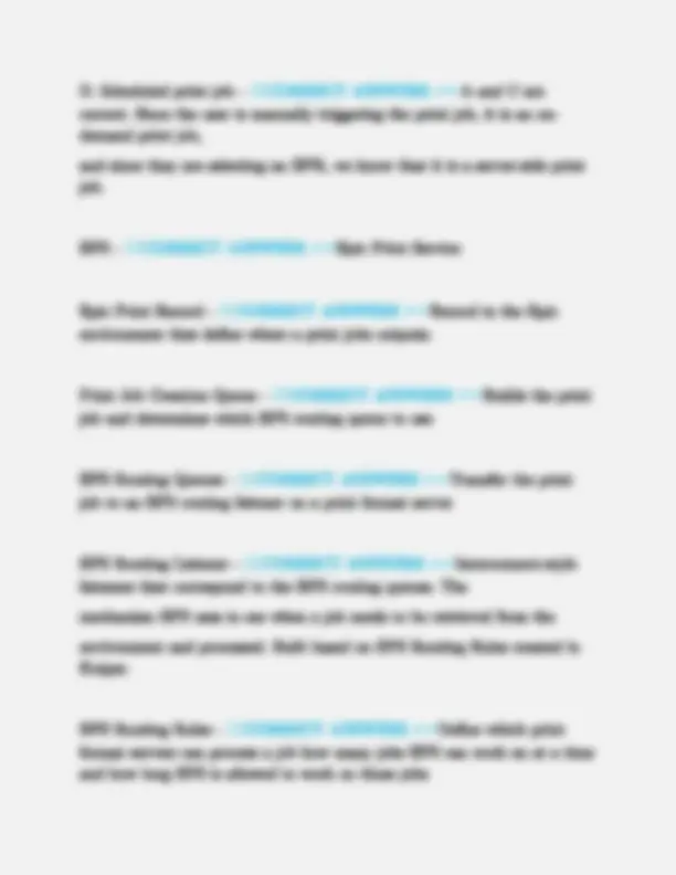 ECSA 102 Printing exam questions with answers | Exams Computer ...