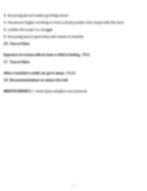 TCI (Therapeutic Crisis Intervention) Exam Questions and Answers 100% ...