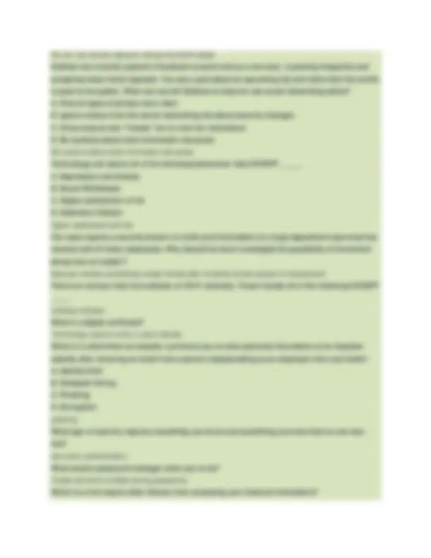 Module 6 Computer Concepts EXAMS 2025/2026 STUDY GUIDE | Exams Computer Networks | Docsity