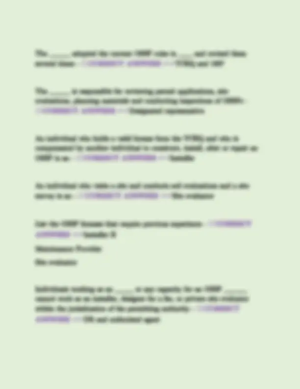 OSSF Regulations Q&A: Texas On-Site Sewage Facilities | Exams Soil ...