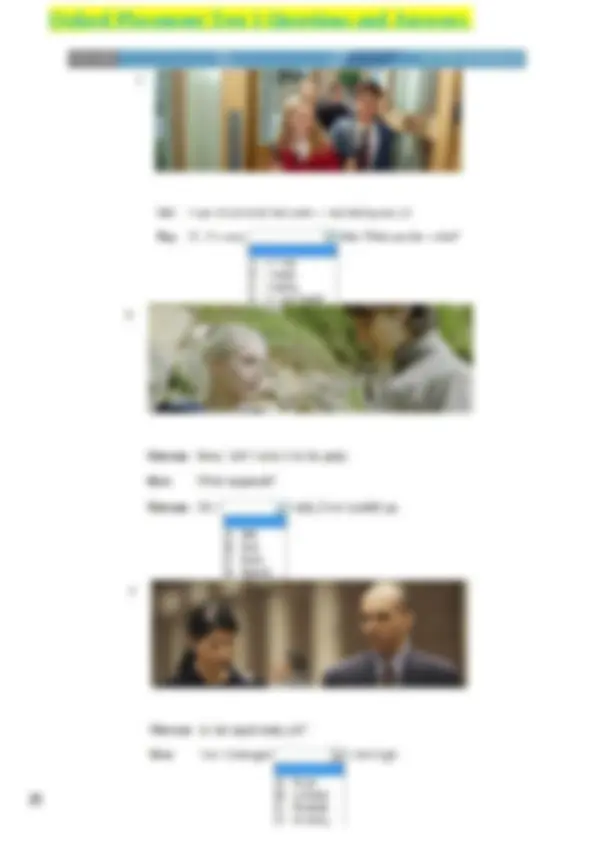 Oxford English Online Placement Test Questions and Answers | Exams ...