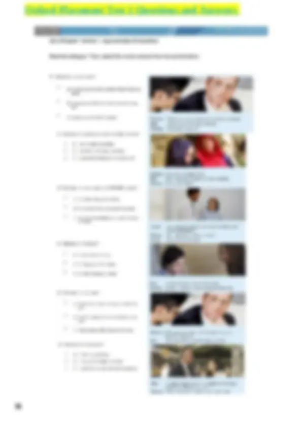 Oxford English Online Placement Test Questions and Answers | Exams ...