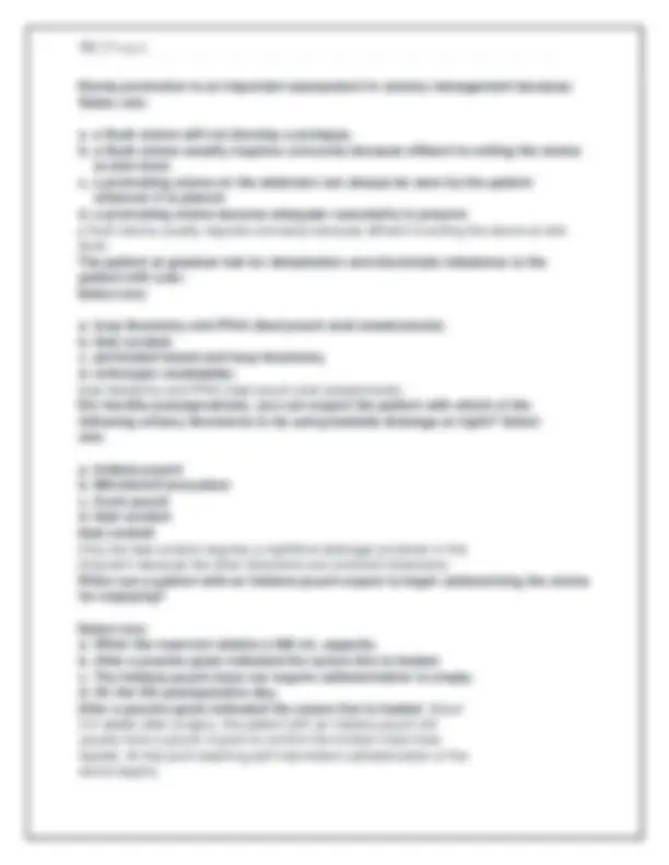 Ostomy Care Test Bank: 400+ Questions & Answers for WOC Nurses | Exams ...