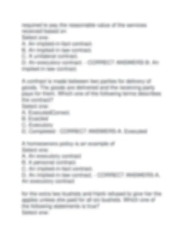 CPCU 530 EXAM 2025 (ACTUAL EXAM) | ALL QUESTIONS AND CORRECT ANSWERS ...