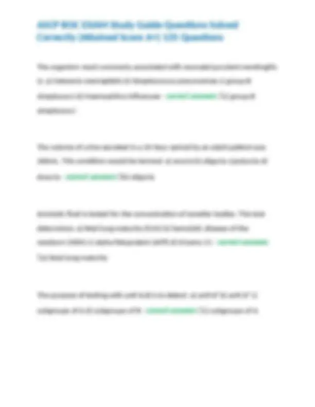 ASCP BOC Exam Study Guide: Solved Questions for Clinical Lab Science ...