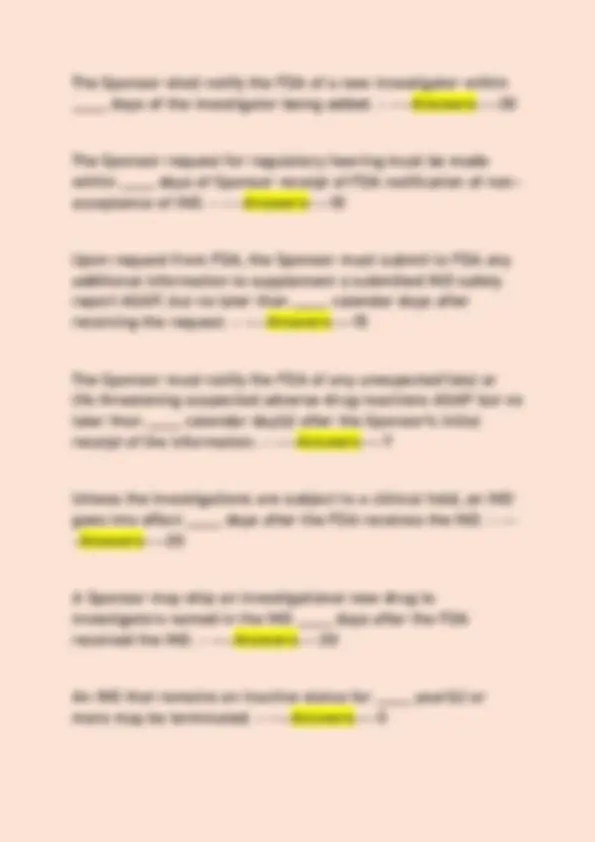 SOCRA Exam: Key Regulatory Timelines for Clinical Trials | Exams ...