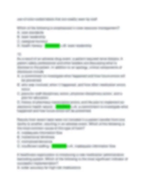 CPPS IHI Practice Exam 2025-2026 Complete Questions & Answers (Solved) 100% Correct | Exams ...