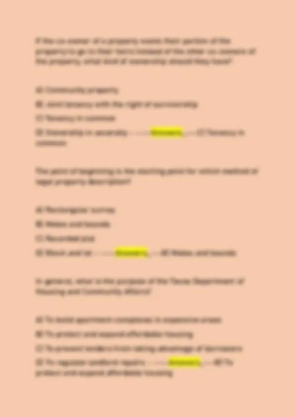 Aceable Real Estate Exam Prep: Questions and Answers 2025/2026 | Exams ...