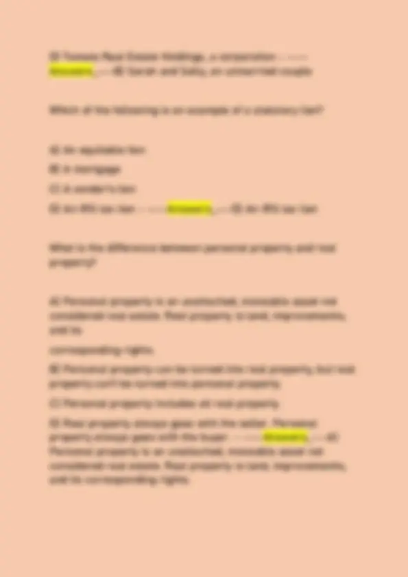 Aceable Real Estate Exam Prep: Questions and Answers 2025/2026 | Exams ...