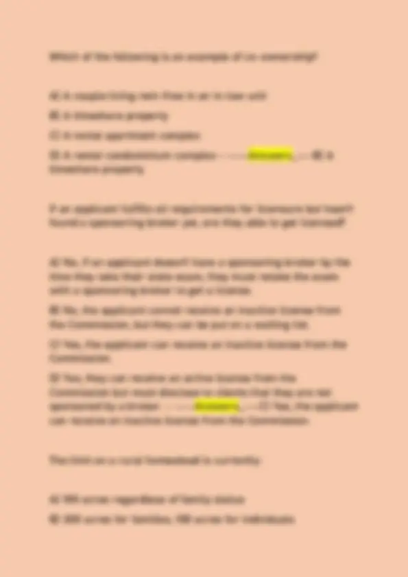 Aceable Real Estate Exam Prep: Questions and Answers 2025/2026 | Exams ...