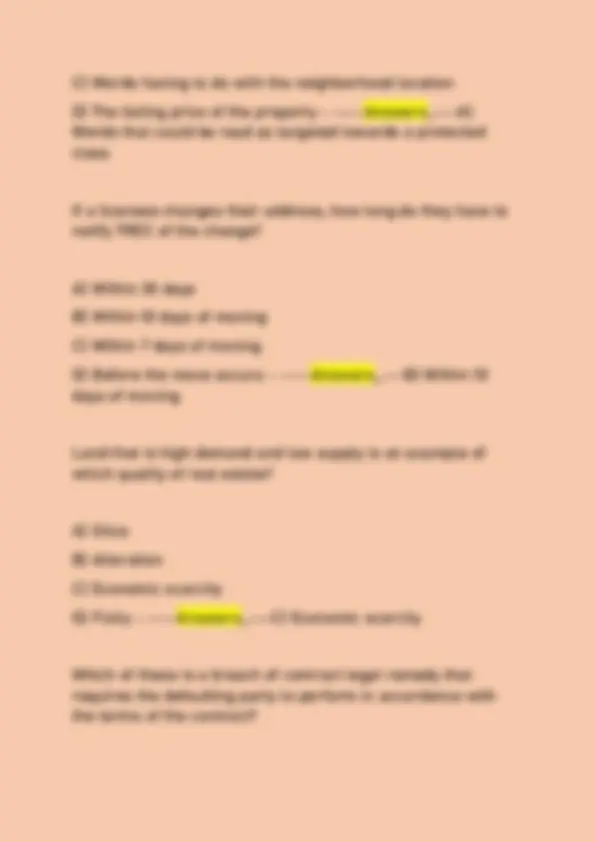 Aceable Real Estate Exam Prep: Questions and Answers 2025/2026 | Exams ...