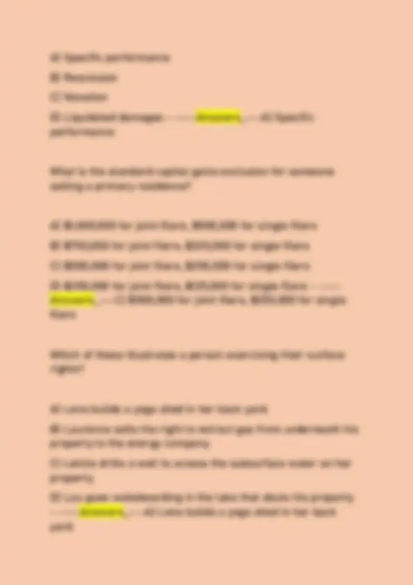 Aceable Real Estate Exam Prep: Questions and Answers 2025/2026 | Exams ...