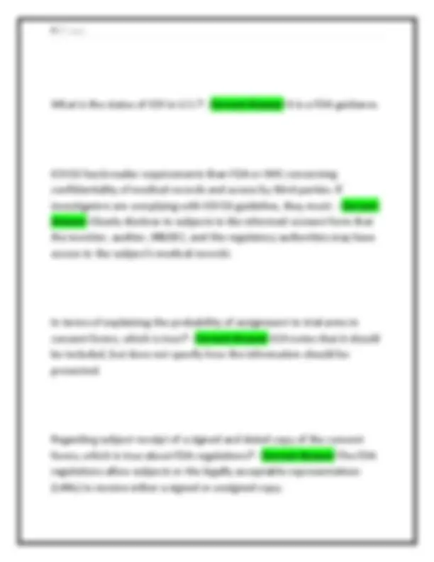 CITI GOOD CLINICAL PRACTICE COURSE (US FDA FOCUS) 2025 ; Brand New ...