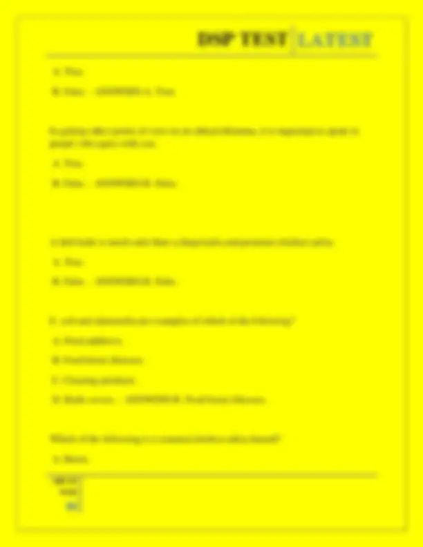 DSP TEST QUESTIONS AND ANSWERS 2025 | Exams Advanced Education | Docsity