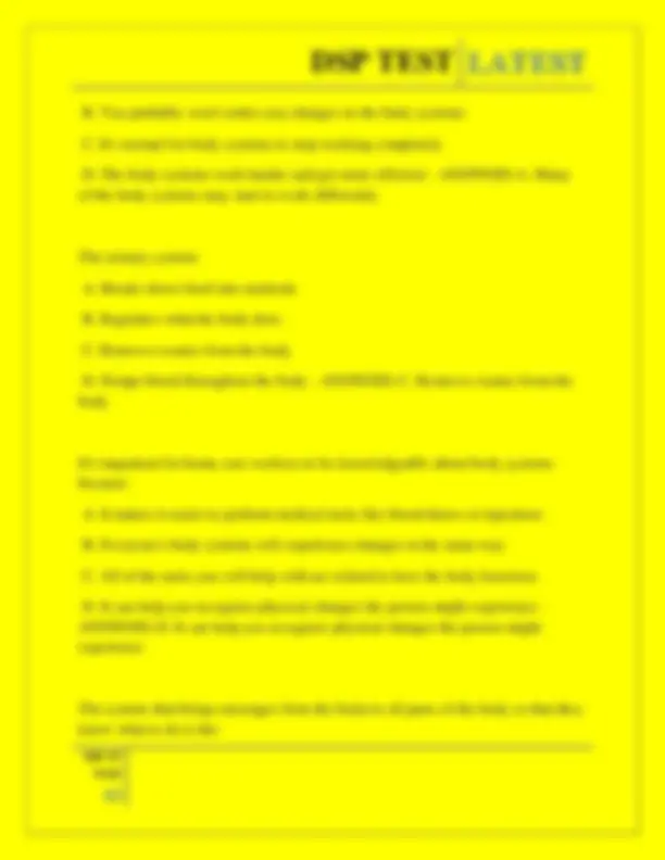 Dsp Test Questions And Answers 2025 Exams Advanced Education Docsity