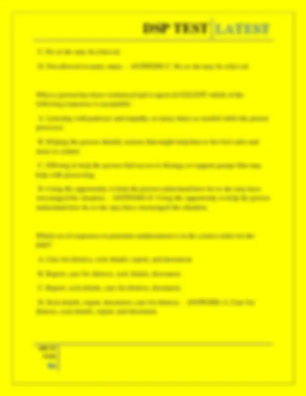 Dsp Test Questions And Answers 2025 Exams Advanced Education Docsity