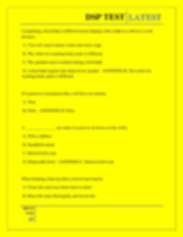 DSP TEST QUESTIONS AND ANSWERS 2025 | Exams Advanced Education | Docsity