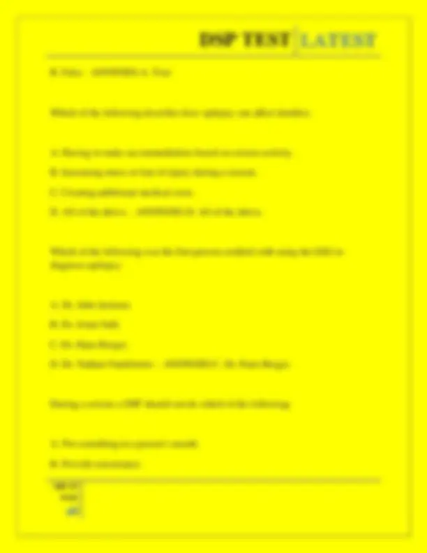 Dsp Test Questions And Answers 2025 Exams Advanced Education Docsity