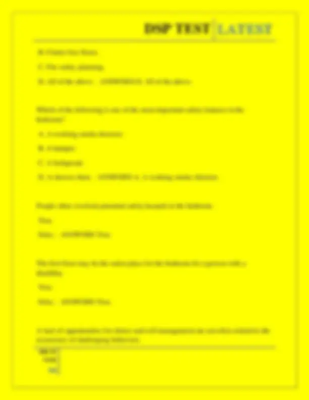 DSP TEST QUESTIONS AND ANSWERS 2025 | Exams Advanced Education | Docsity