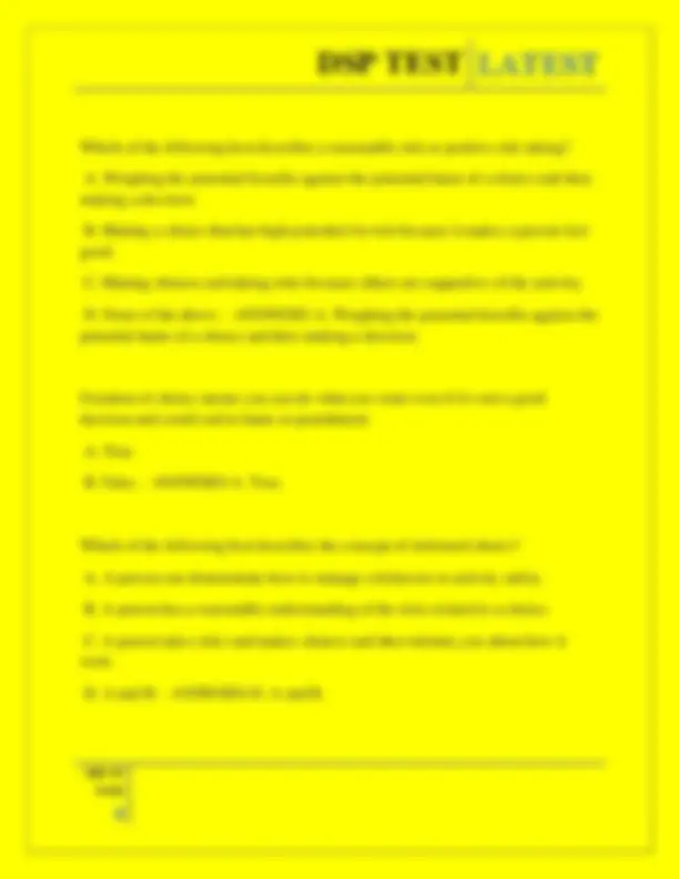 Dsp Test Questions And Answers 2025 Exams Advanced Education Docsity