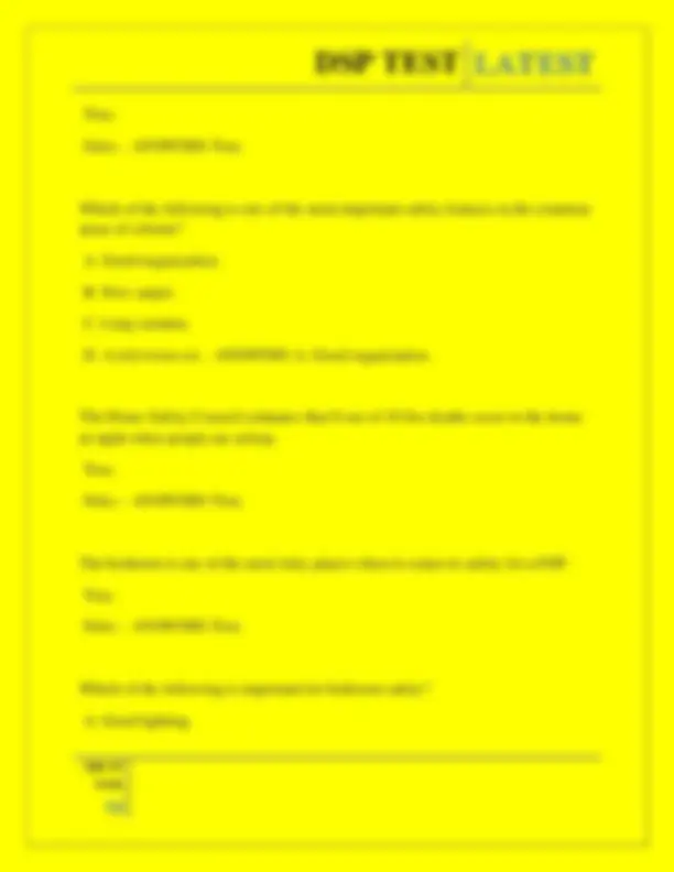 DSP TEST QUESTIONS AND ANSWERS 2025 | Exams Advanced Education | Docsity