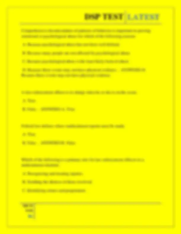 Dsp Test Questions And Answers 2025 Exams Advanced Education Docsity