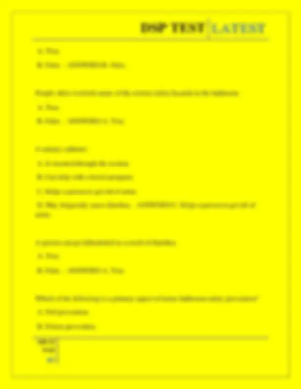 DSP TEST QUESTIONS AND ANSWERS 2025 | Exams Advanced Education | Docsity