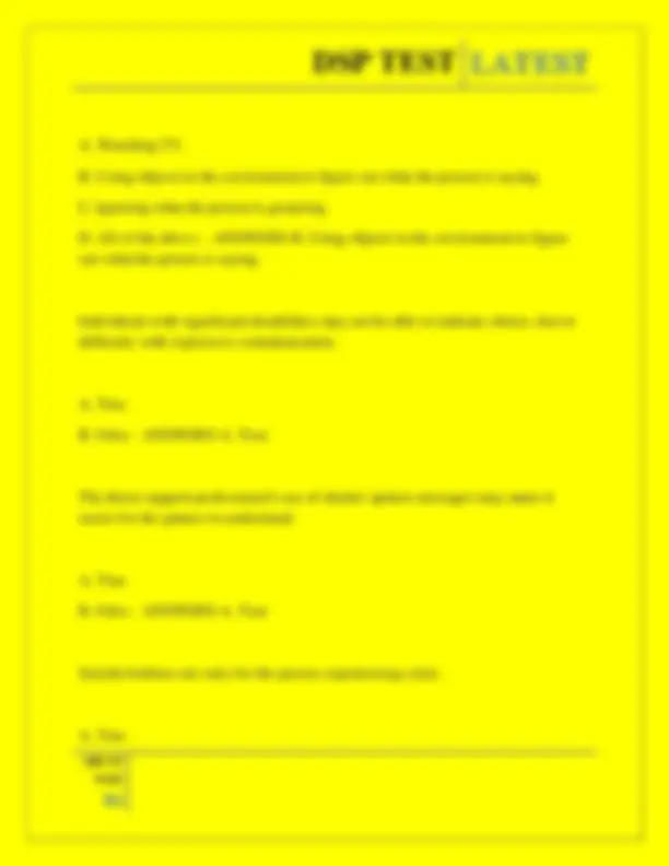 DSP TEST QUESTIONS AND ANSWERS 2025 | Exams Advanced Education | Docsity
