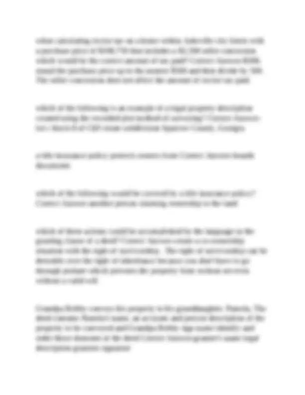 Aceable Practice NC Real Estate Questions With Correct Answers | Exams ...