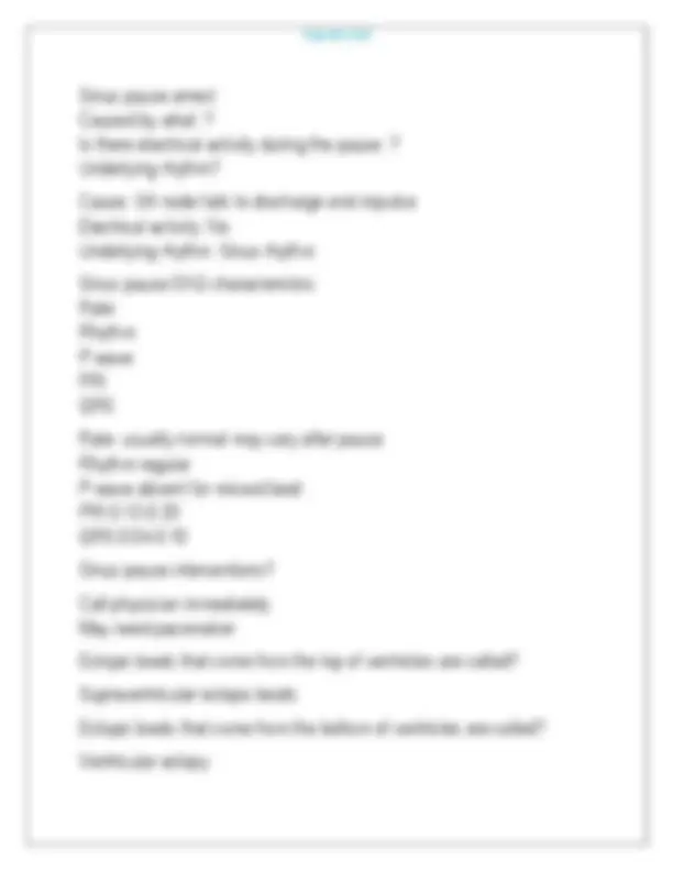 KAISER EKG EXAM WITH CORRECT AND VERIFIED ANSWERS | Exams Nursing | Docsity