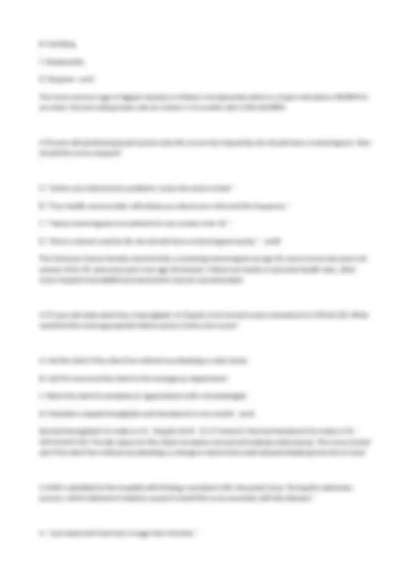 National Council of State Boards of Nursing Practice Questions 76-90 and Correct Answers ...