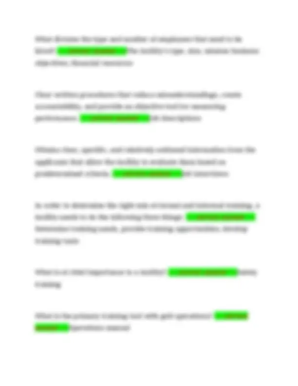 PGA Level 2 Golf Operations Questions with verified detailed correct ...