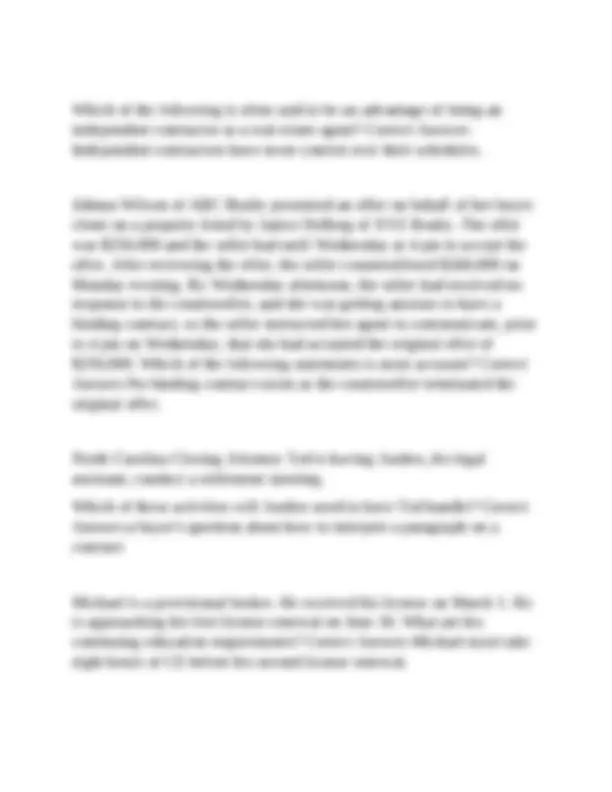 ACEABLE AGENT: REVIEW TEST QUESTIONS with correct answers | Exams Real ...