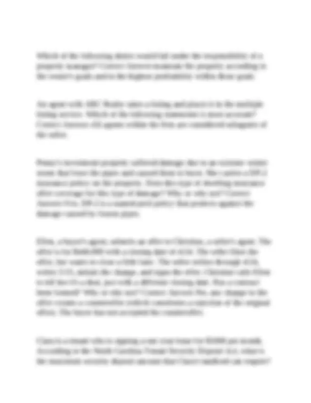 ACEABLE AGENT: REVIEW TEST QUESTIONS with correct answers | Exams Real ...