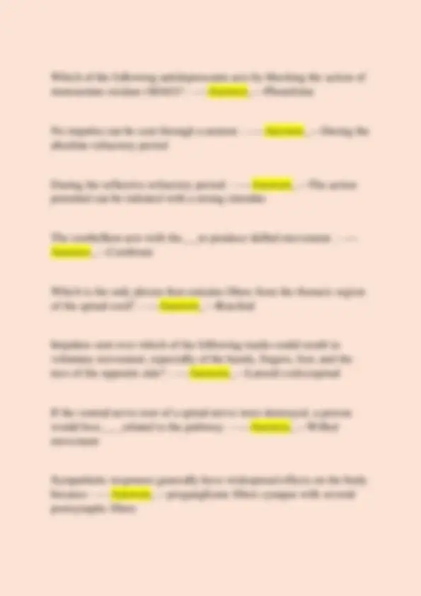 NIGHTINGALE PHYSIOLOGY FINAL EXAM (ACTUAL 2025/2026) QUESTIONS AND ...