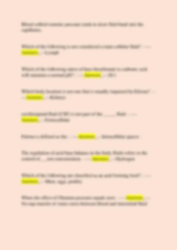 NIGHTINGALE PHYSIOLOGY FINAL EXAM (ACTUAL 2025/2026) QUESTIONS AND ...