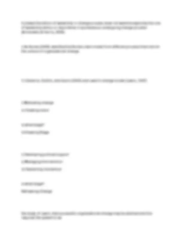 SNCOA DLR-301S MOD 1 LESSON 4 THE REALITY OF CHANAGE MANAGEMENT EXAM ...