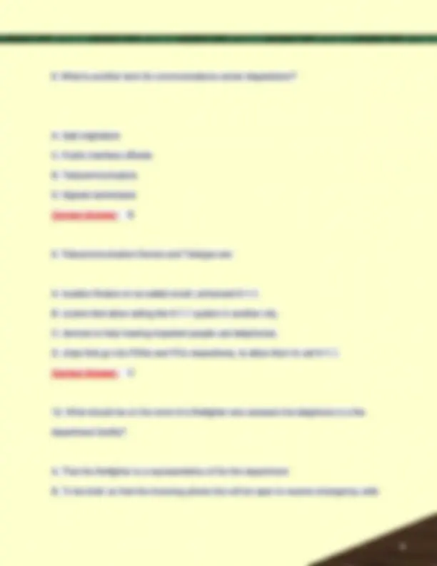 FIREFIGHTER 1 PRACTICE TEST QUESTIONS AND ANSWERS GRADED A+ LATEST ...