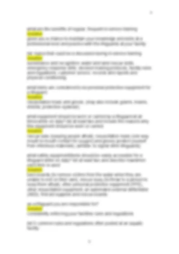 Lifeguarding Exam Q&A: American Red Cross Certification Guide | Exams ...
