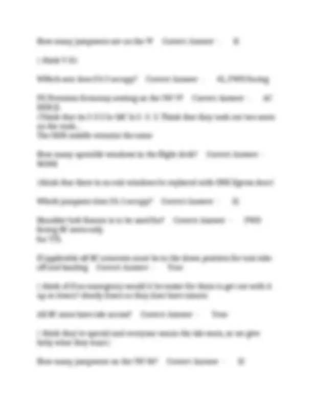 787 Aircraft Safety & Emergency Procedures: Q&A Study Guide | Exams ...