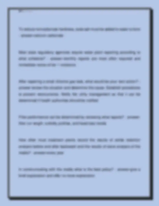 WATER TREATMENT GRADE 2 NEWEST 2025 ACTUAL EXAM COMPLETE 230 QUESTIONS ...